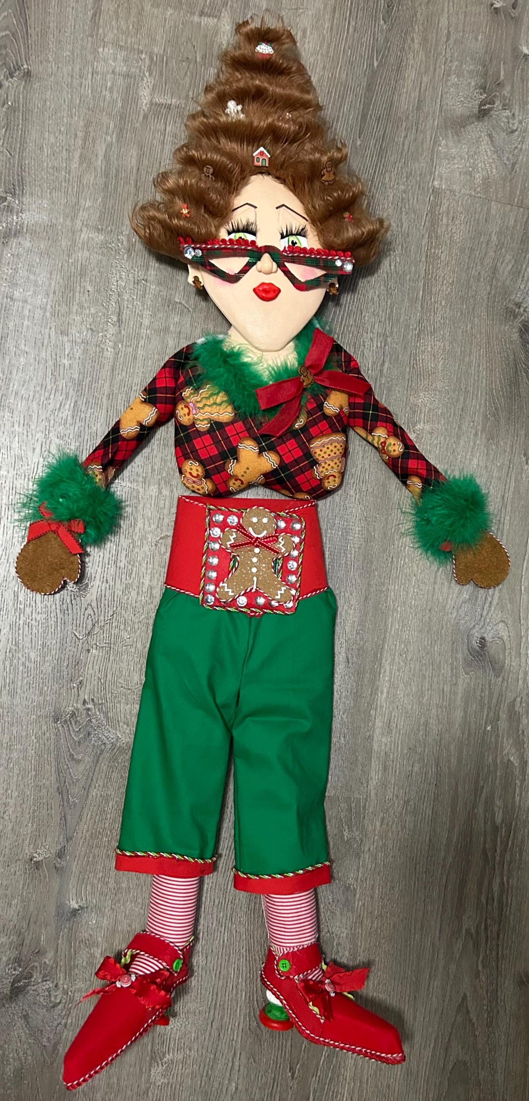 Mrs Kringle Wreath Attachment - Etsy