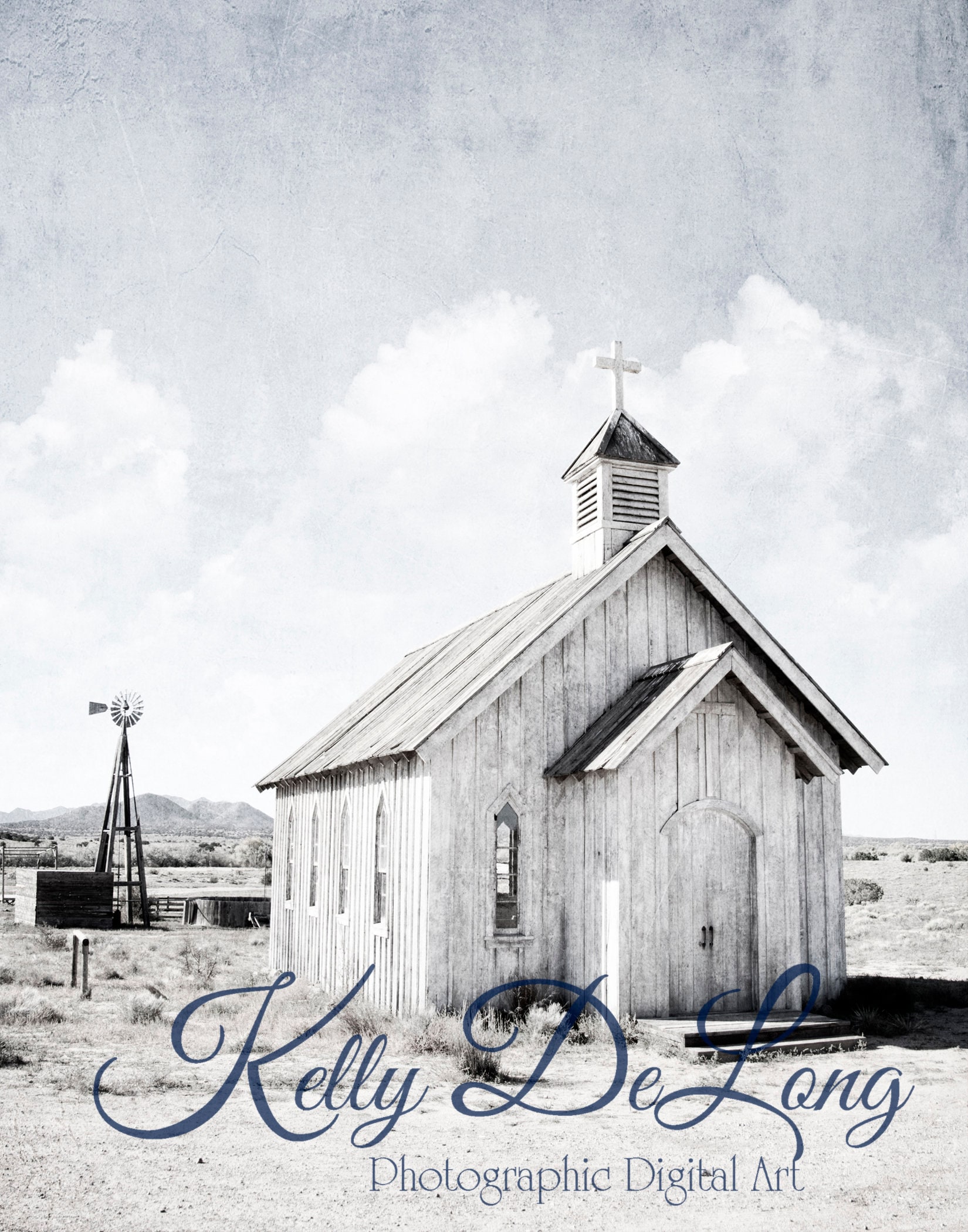 Old Church, Rustic Decor, Western Art, Western Church House, Western ...