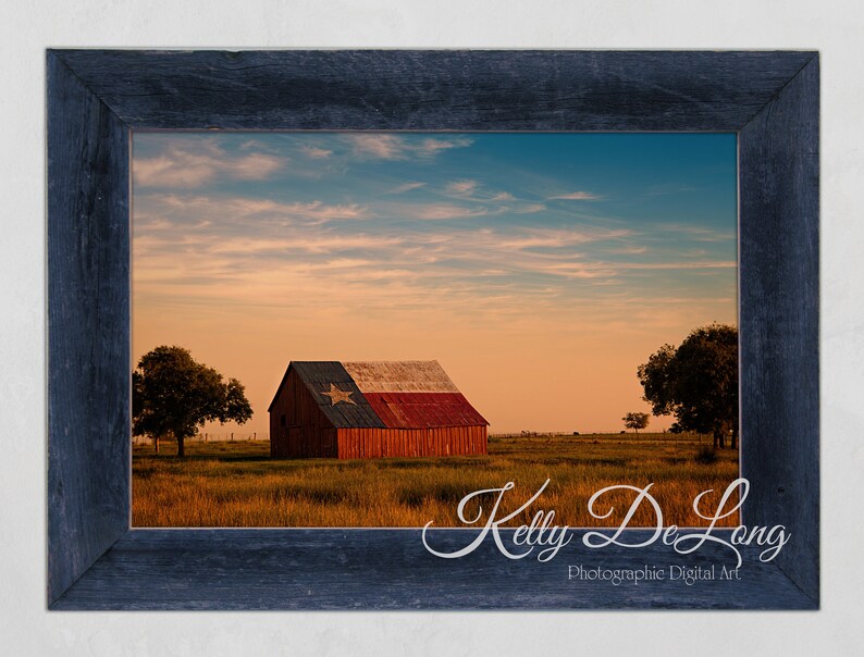 Rustic Texas Flag Barn. Texas Country at Its Best Perfect for Country ...