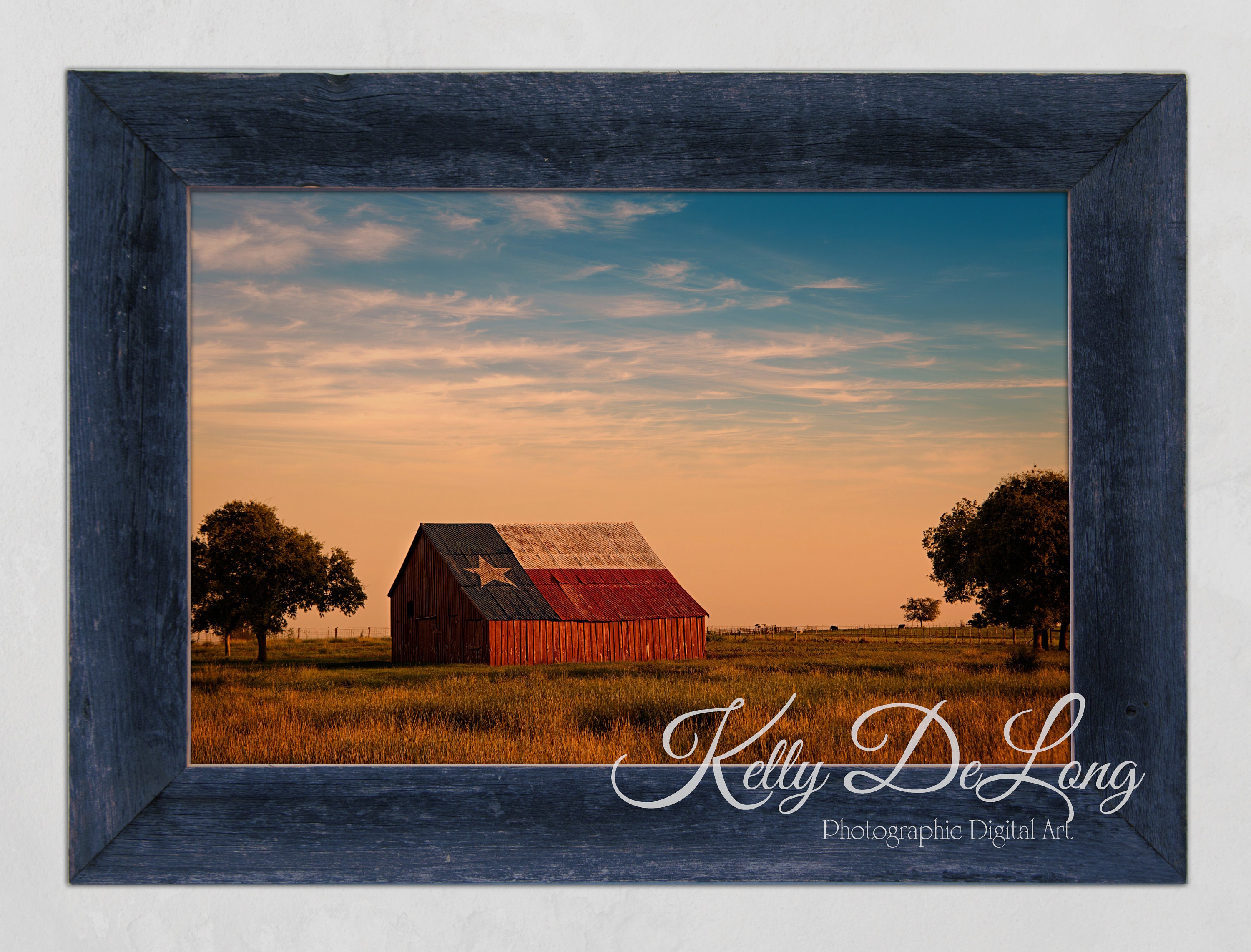 Rustic Texas Flag Barn. Texas Country at Its Best Perfect for Country ...