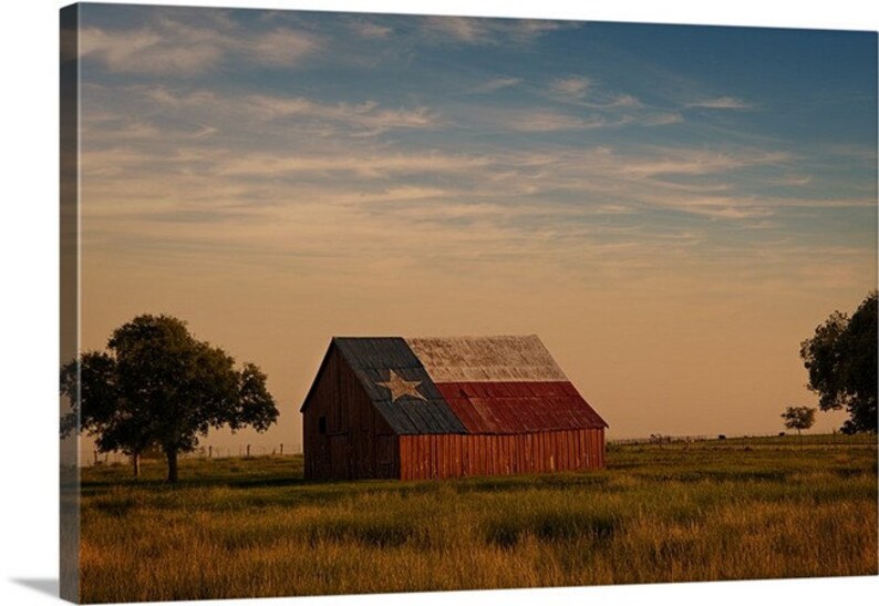 Rustic Texas Flag Barn. Texas Country at Its Best - Perfect for Country ...