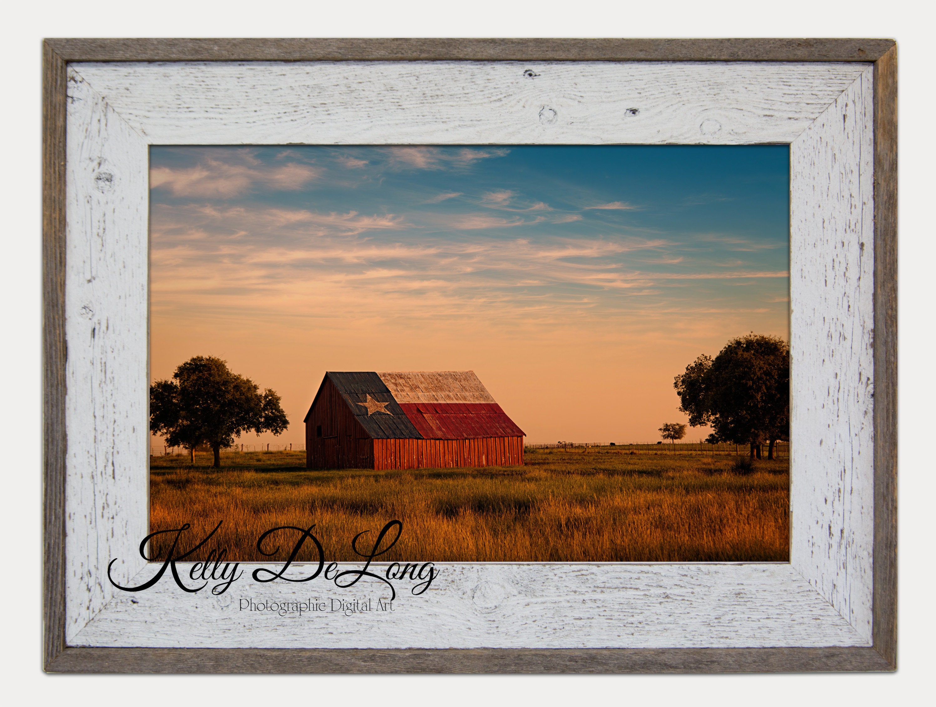 Rustic Texas Flag Barn. Texas Country at Its Best Perfect for Country ...