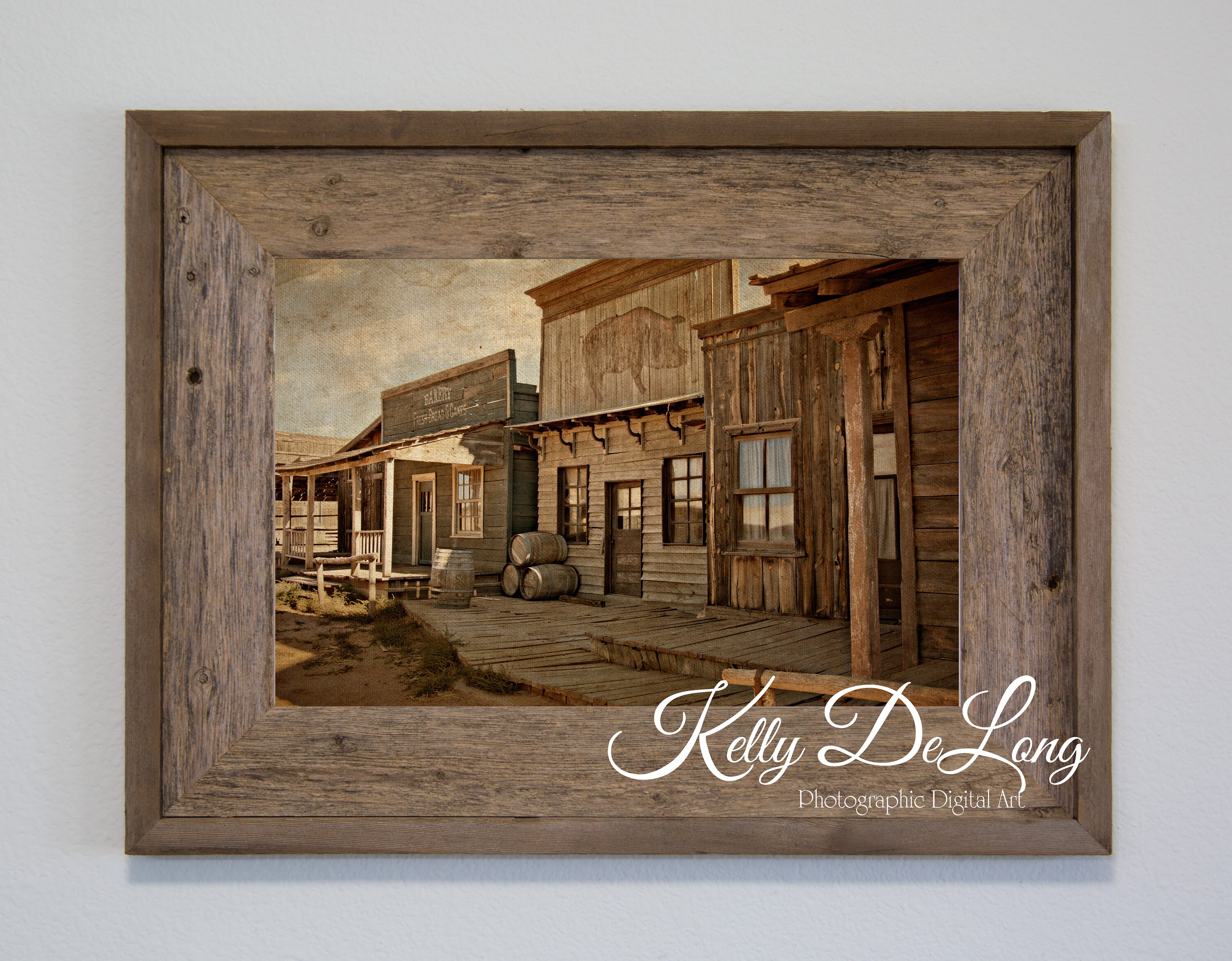Ghost Town, Movie Set, Western Photographic Art; Print, Gallery Wrap or ...