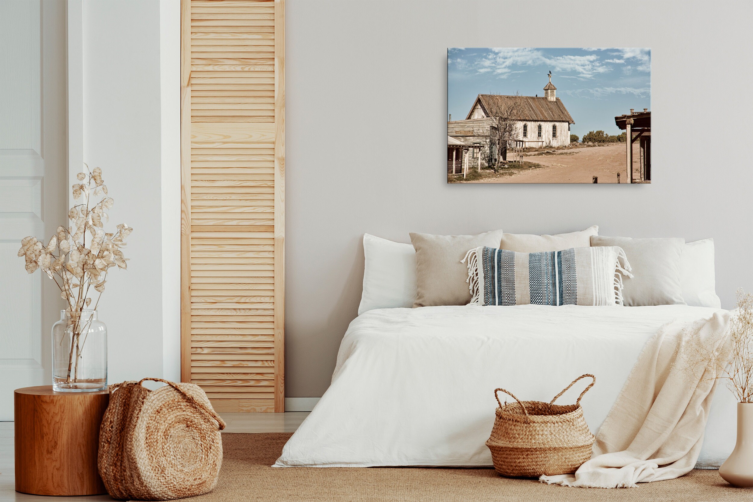 Old Church, Rustic Decor, Western Art, Western Church House, Western ...