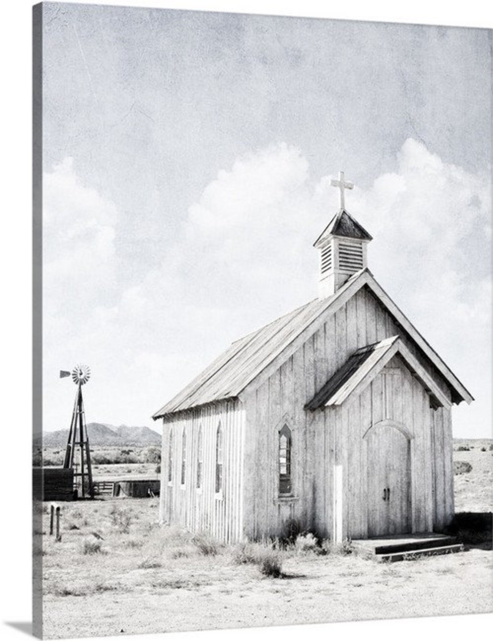 Old Church, Rustic Decor, Western Art, Western Church House, Western ...