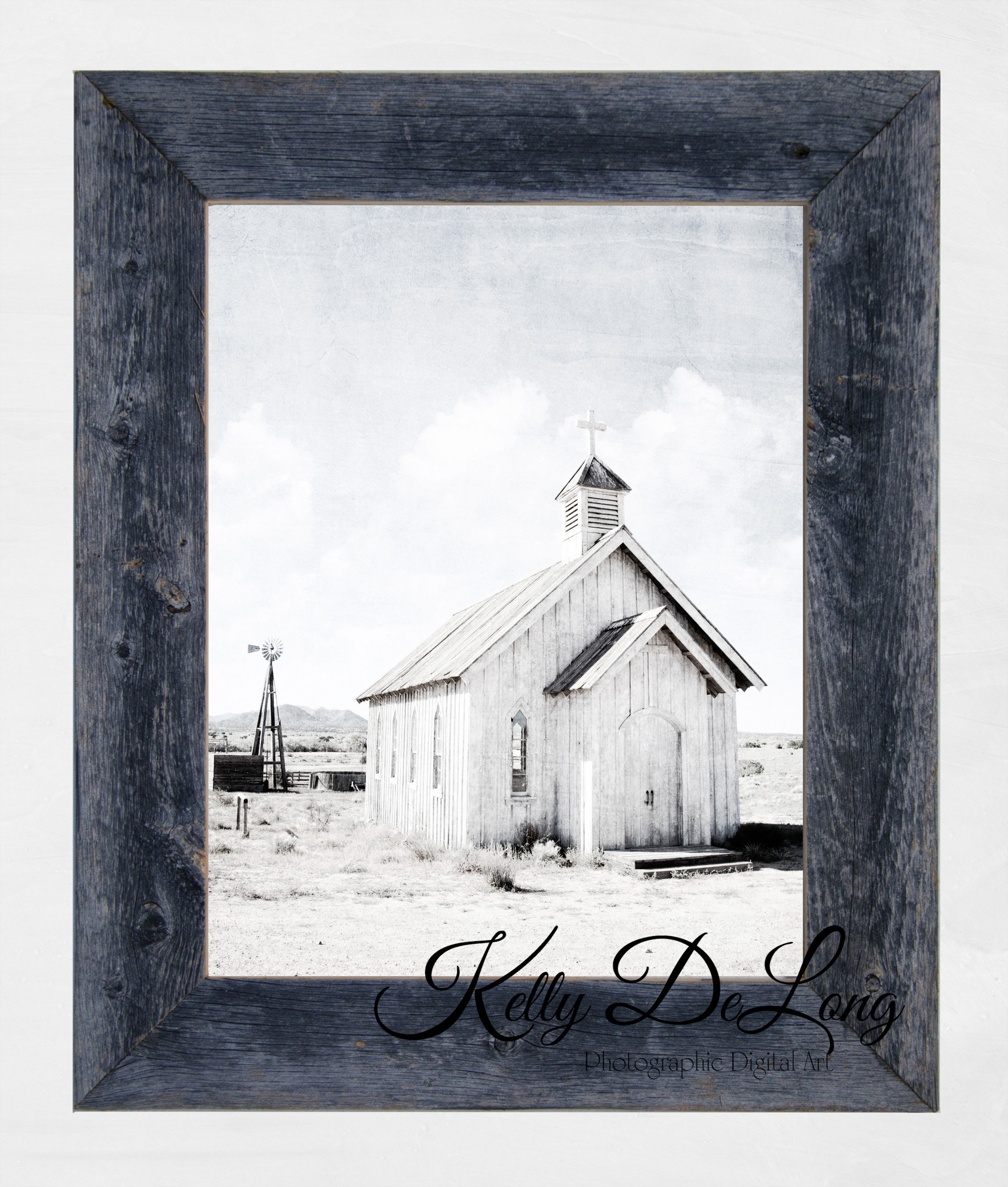 Old Church, Rustic Decor, Western Art, Western Church House, Western ...