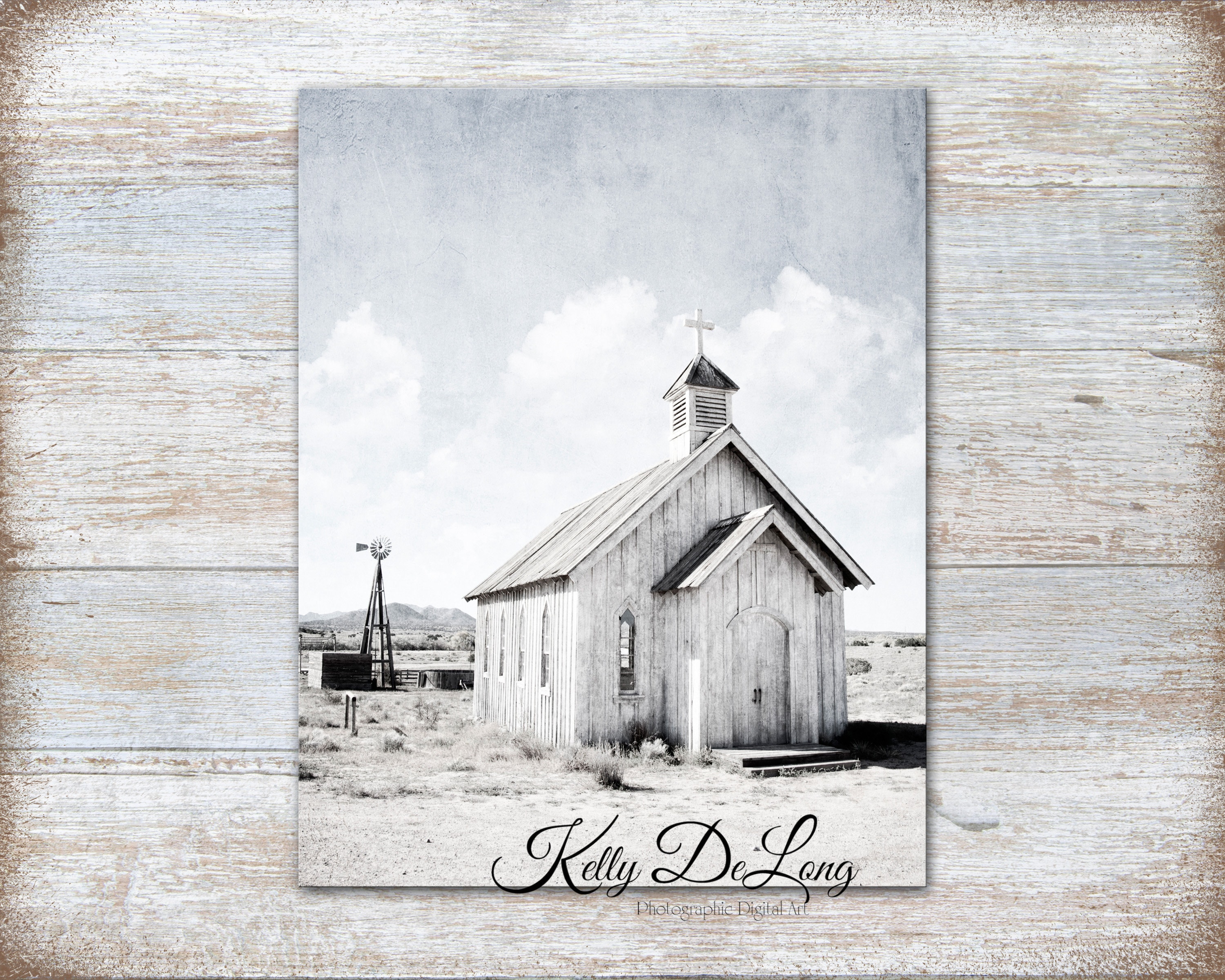 Old Church, Rustic Decor, Western Art, Western Church House, Western ...