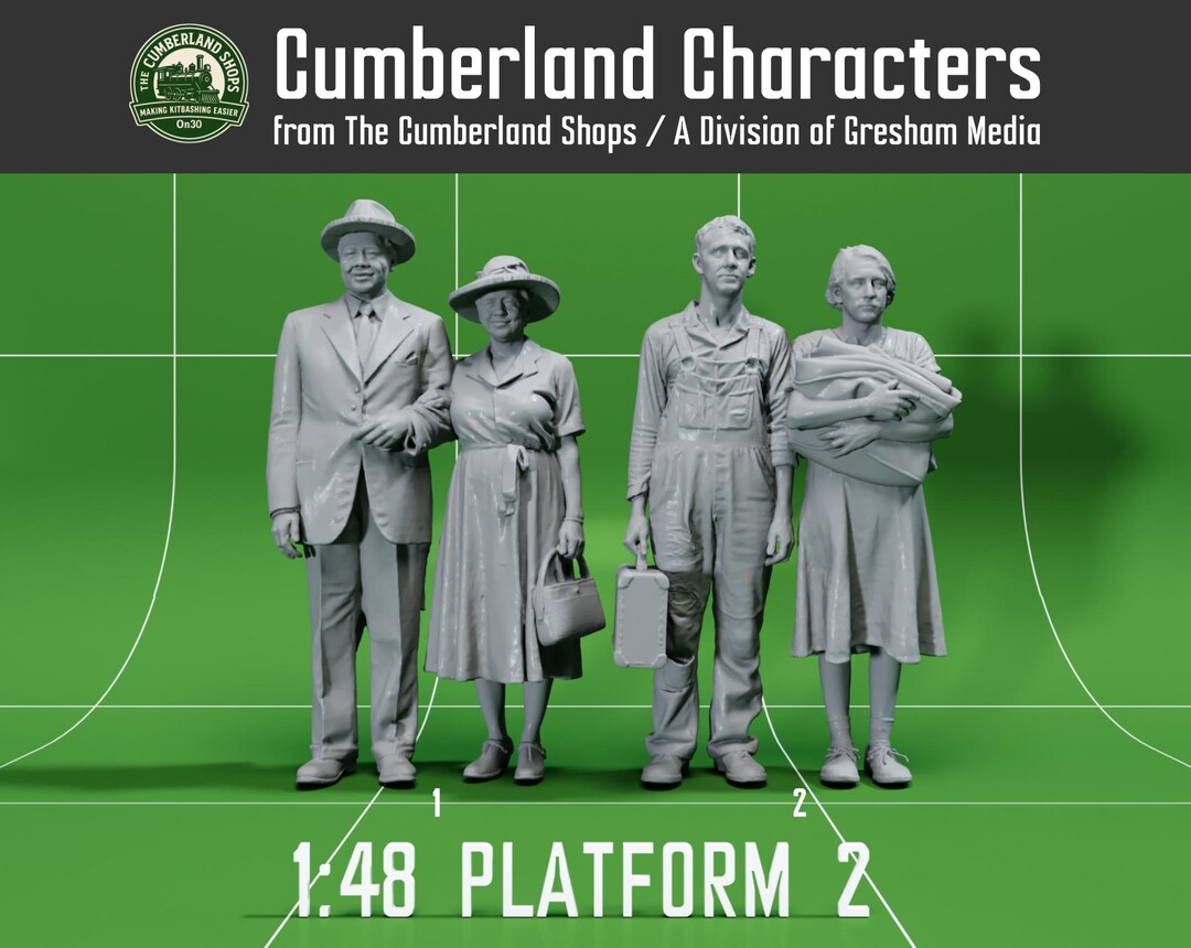 1:48 Platform Passengers #2 - Etsy