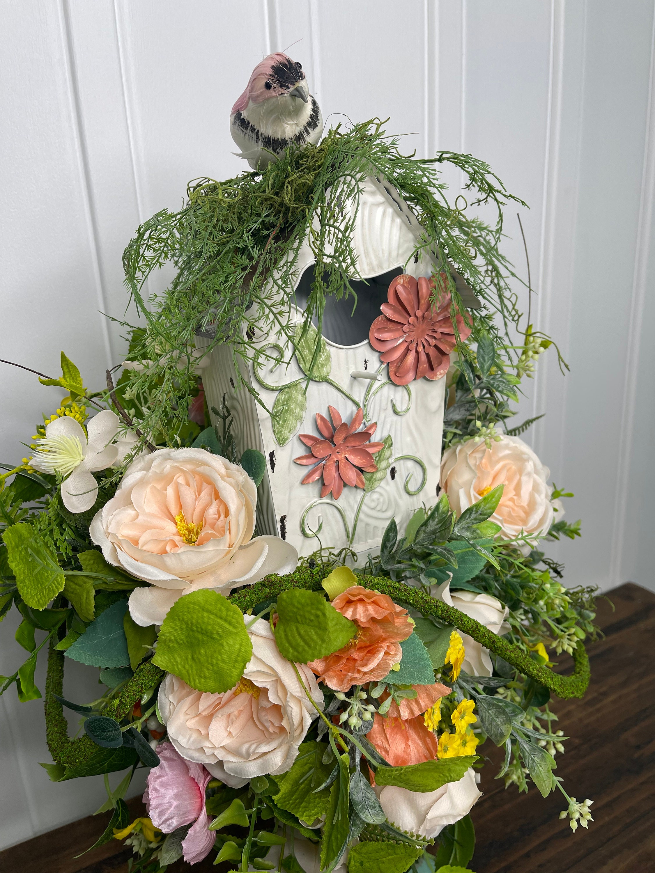 Birdhouse Centerpiece, Farmhouse Decor,everyday Decor, Birdhouse ...