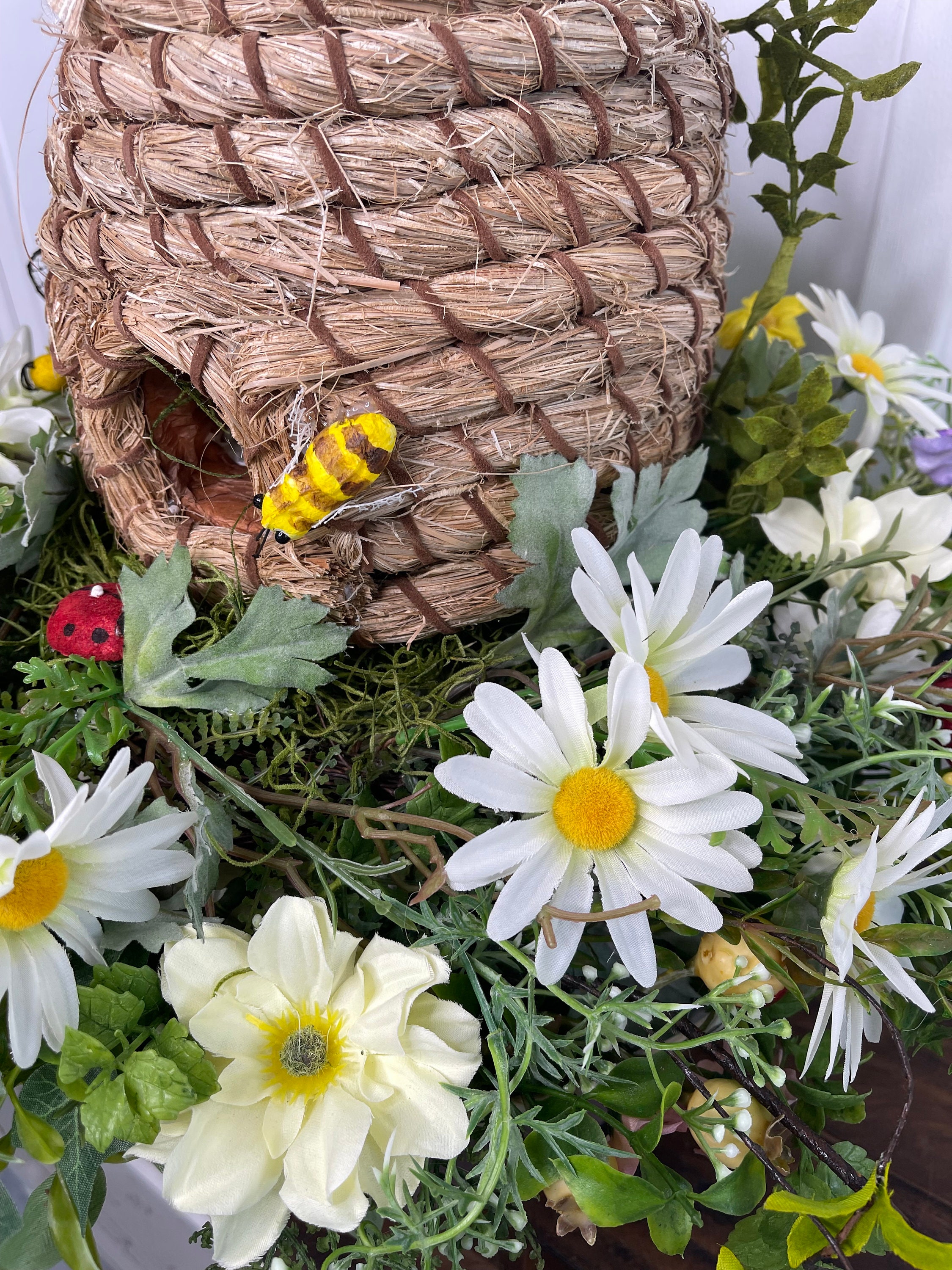 Beehive Centerpiece ,spring Centerpiece, Summer Centerpiece, Spring ...