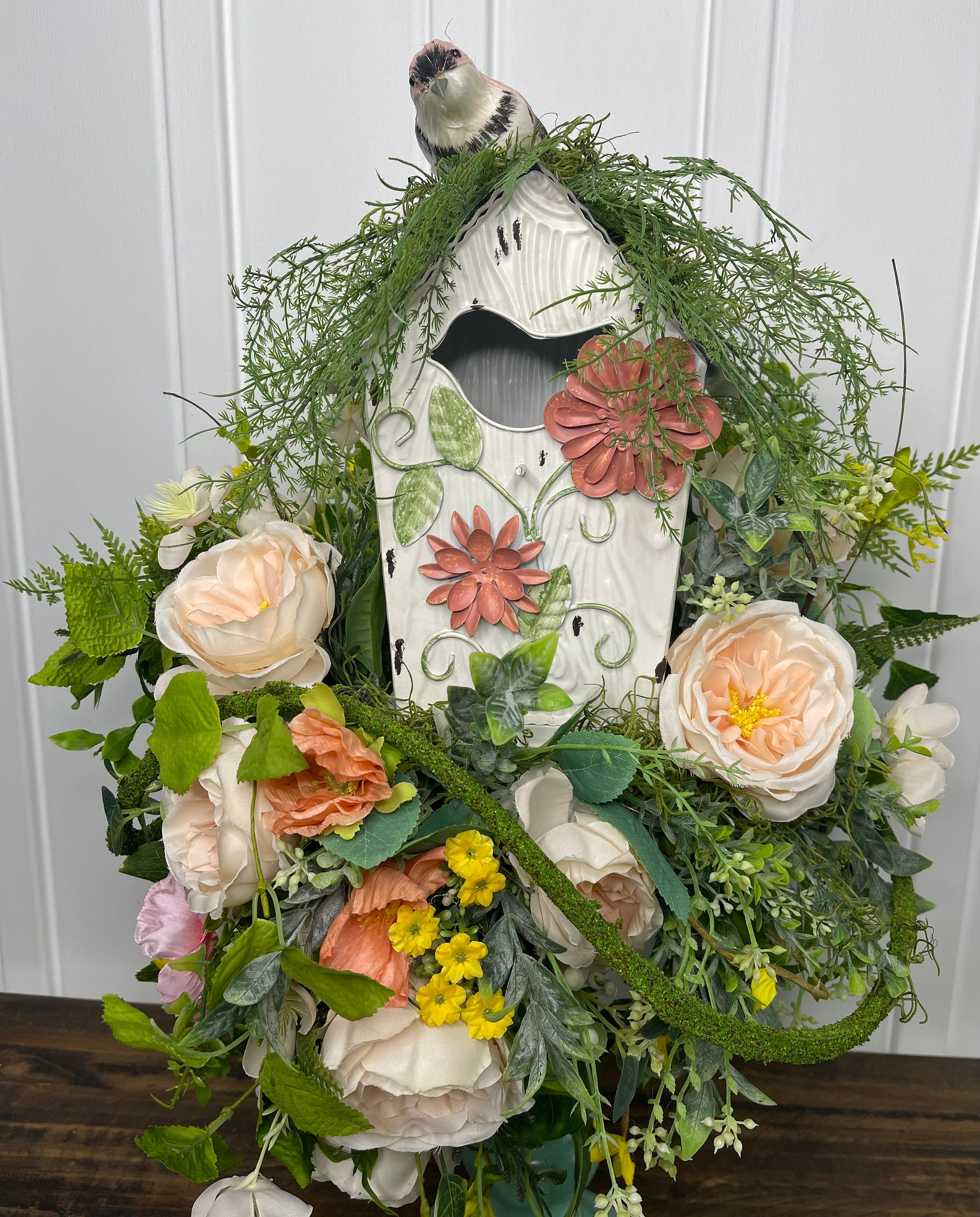 Birdhouse Centerpiece, Farmhouse Decor,everyday Decor, Birdhouse ...