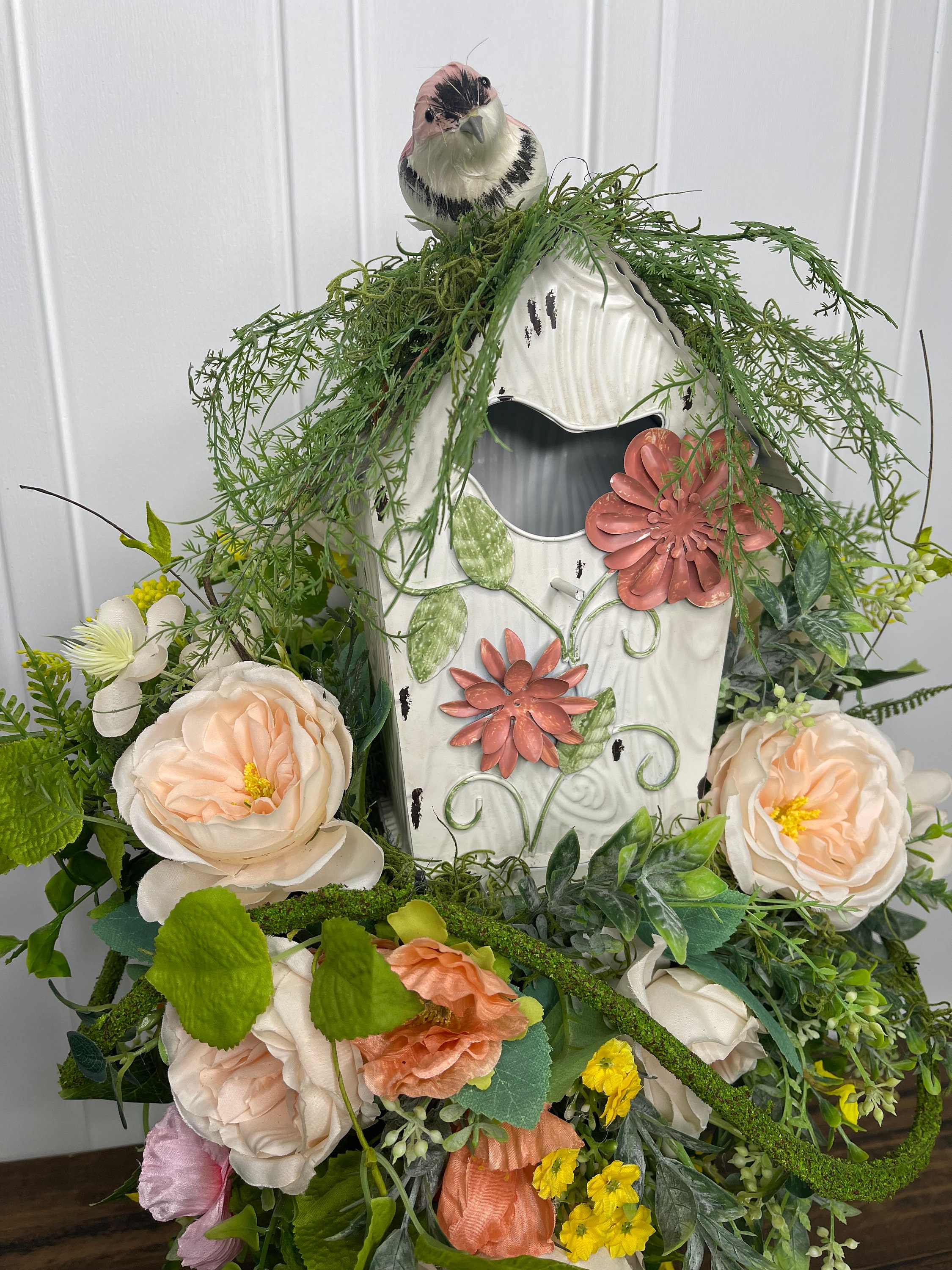 Birdhouse Centerpiece, Farmhouse Decor,everyday Decor, Birdhouse ...