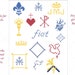 Simple Catholic Symbols for Cross Stitch Embroidery PDF Digital ...