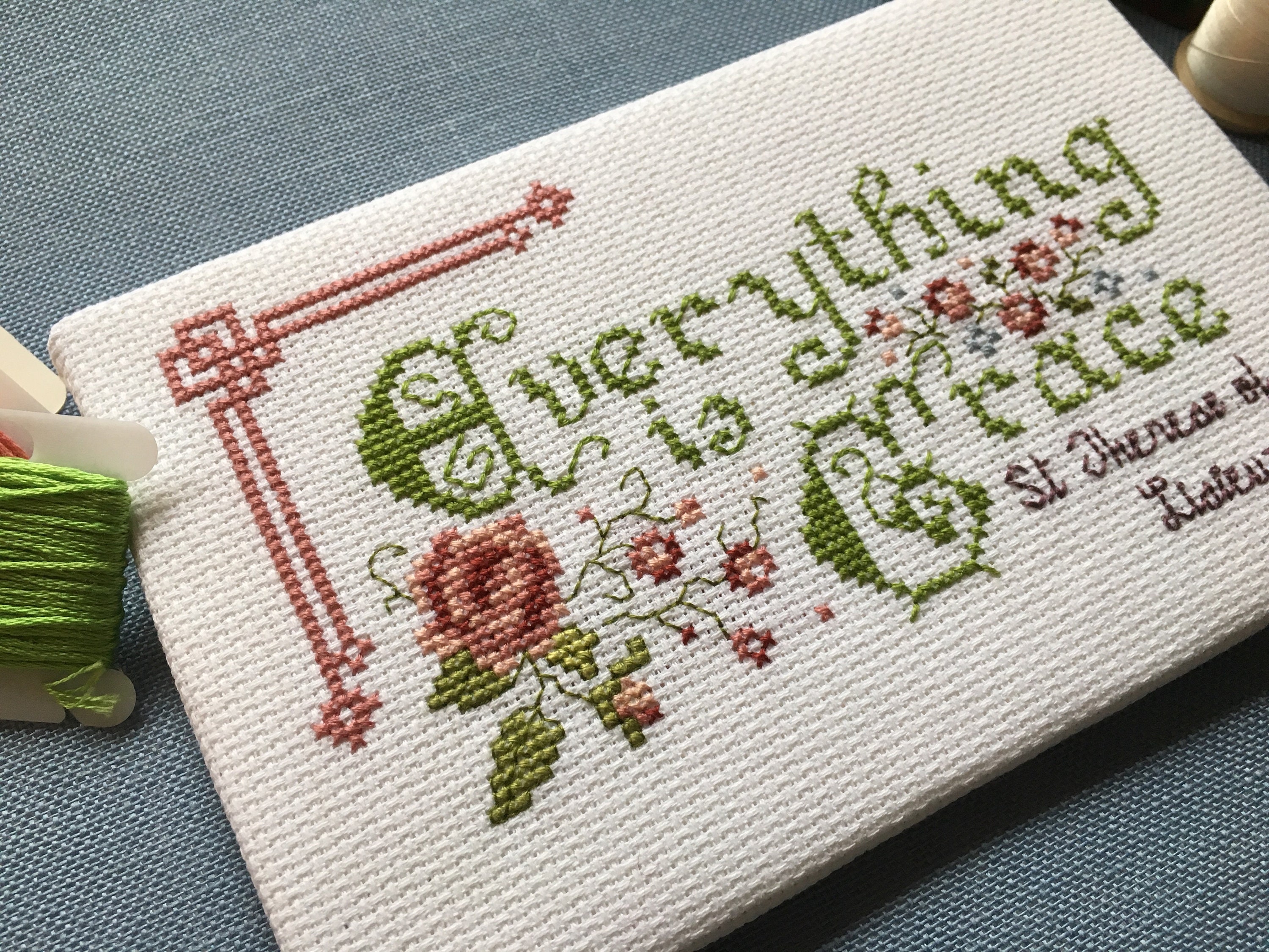 Everything is Grace, Catholic Cross Stitch Pattern PDF Digital Download ...