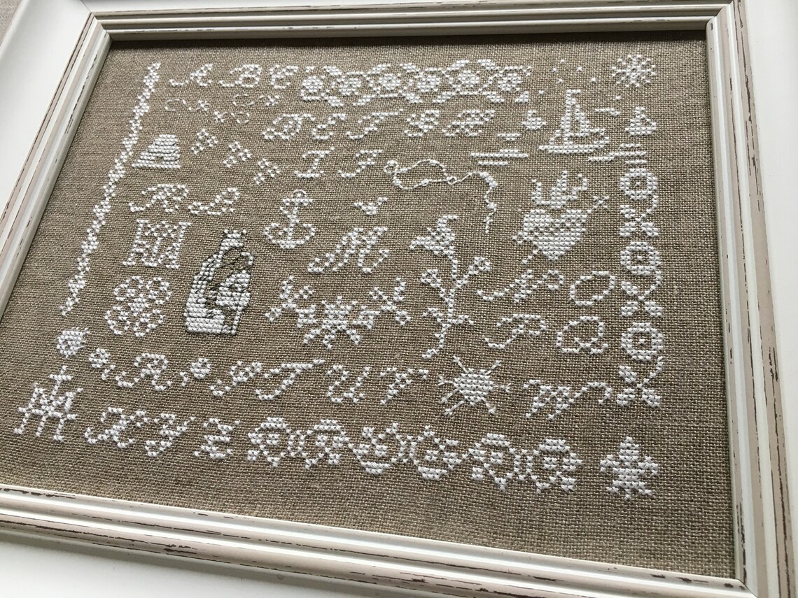 Marian Garden Catholic Cross Stitch Pattern PDF Digital | Etsy