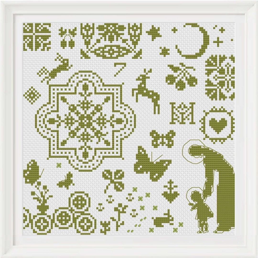 Mother of Our Creator Catholic Cross Stitch Pattern PDF Digital ...