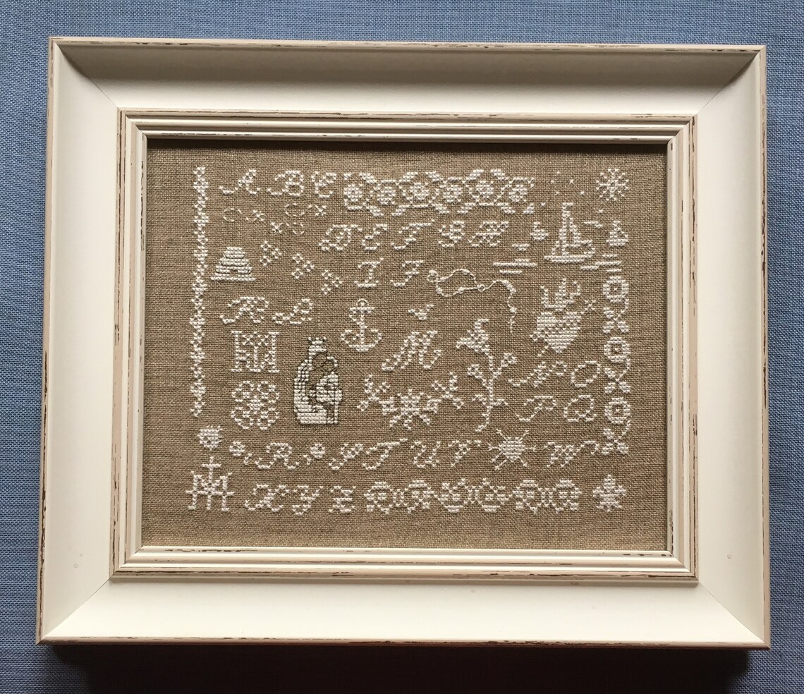 Marian Garden Catholic Cross Stitch Pattern PDF Digital | Etsy