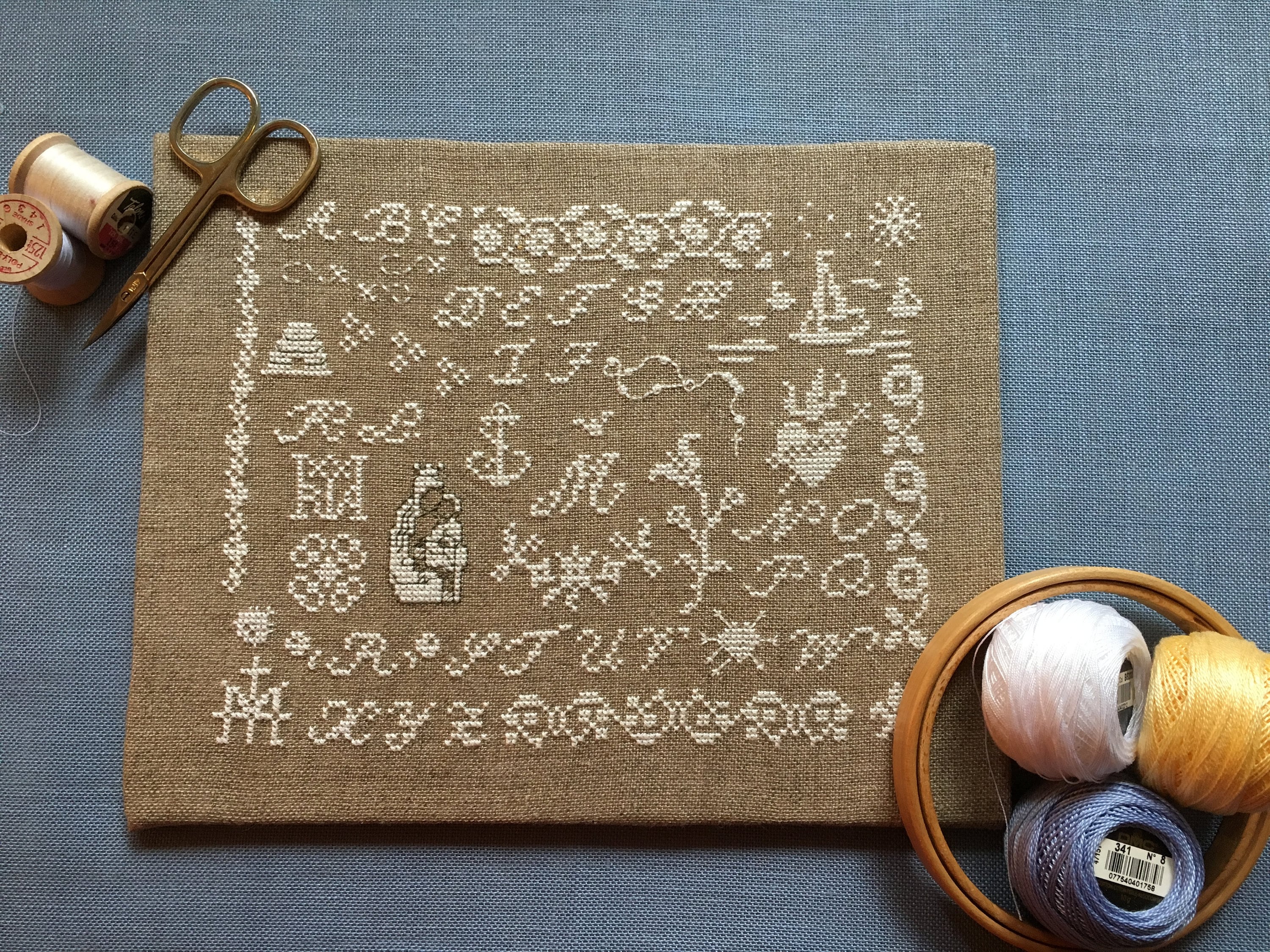 Marian Garden Catholic Cross Stitch Pattern PDF Digital | Etsy