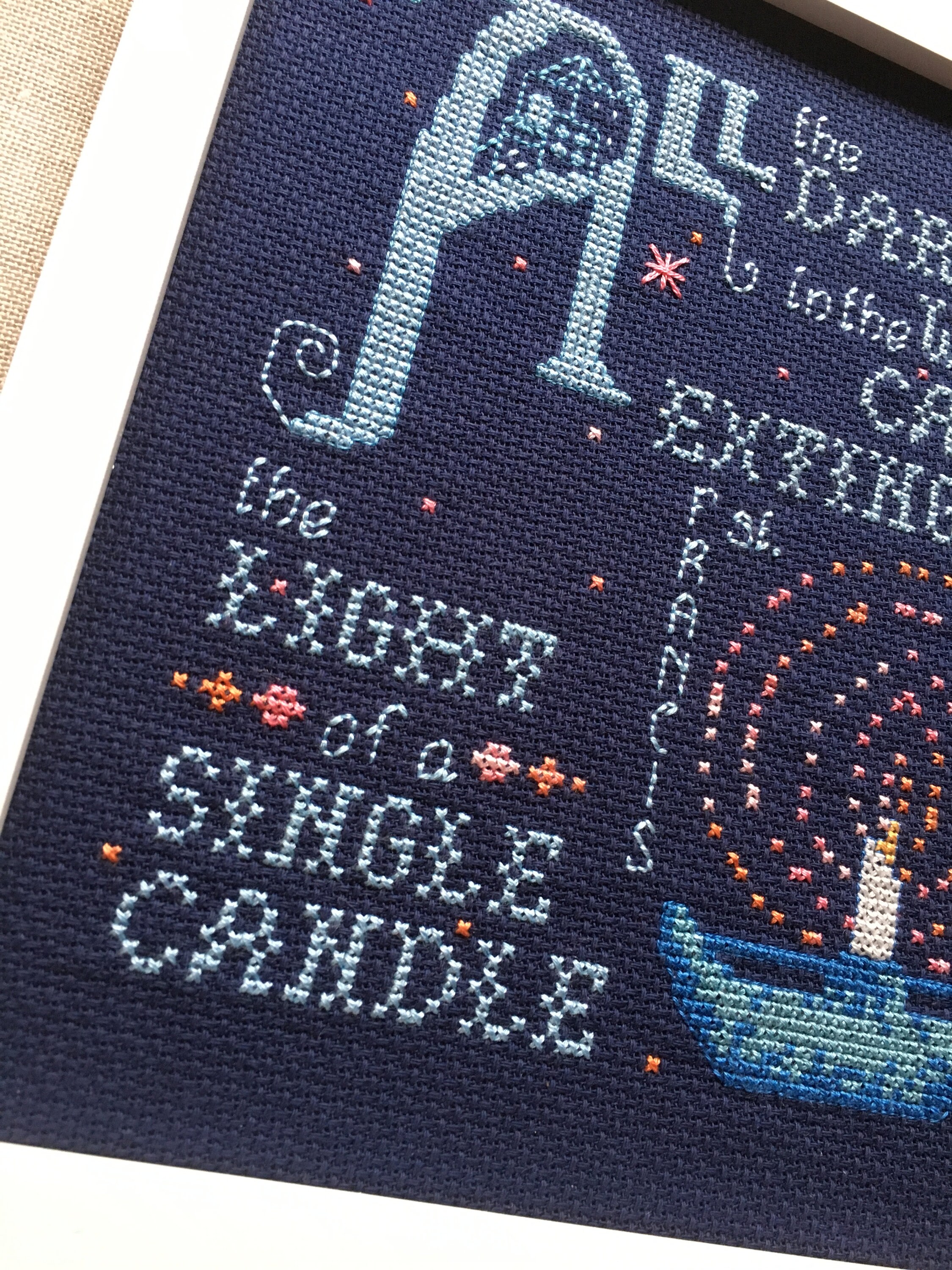 Be a Light to the World St. Francis of Assisi -cross Stitch Pattern ...