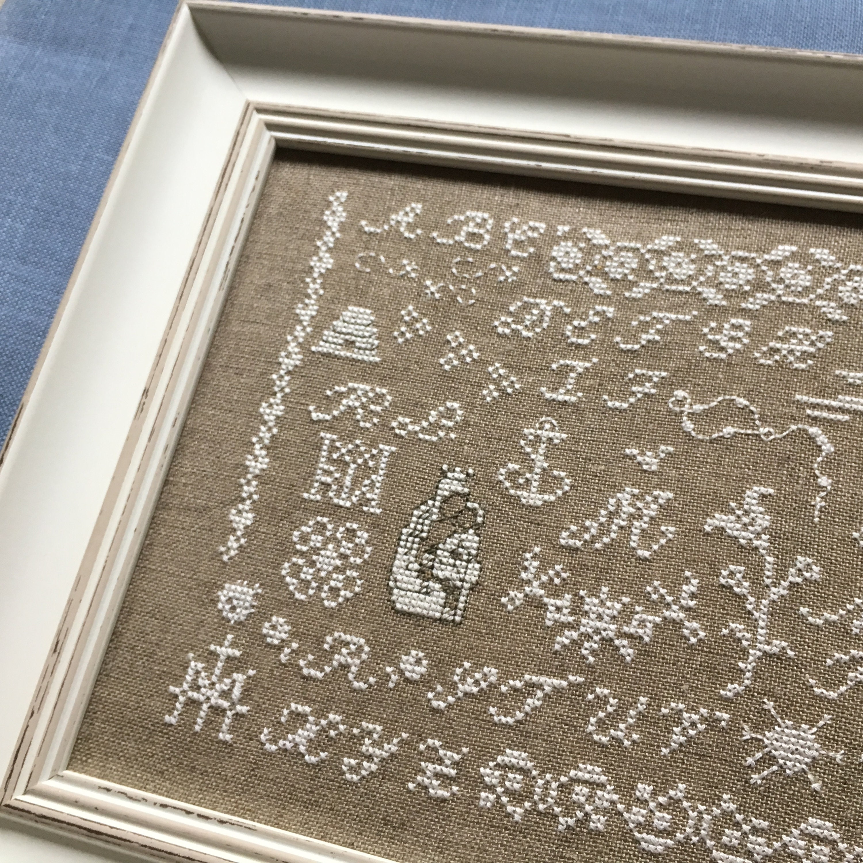 Marian Garden Catholic Cross Stitch Pattern PDF Digital | Etsy