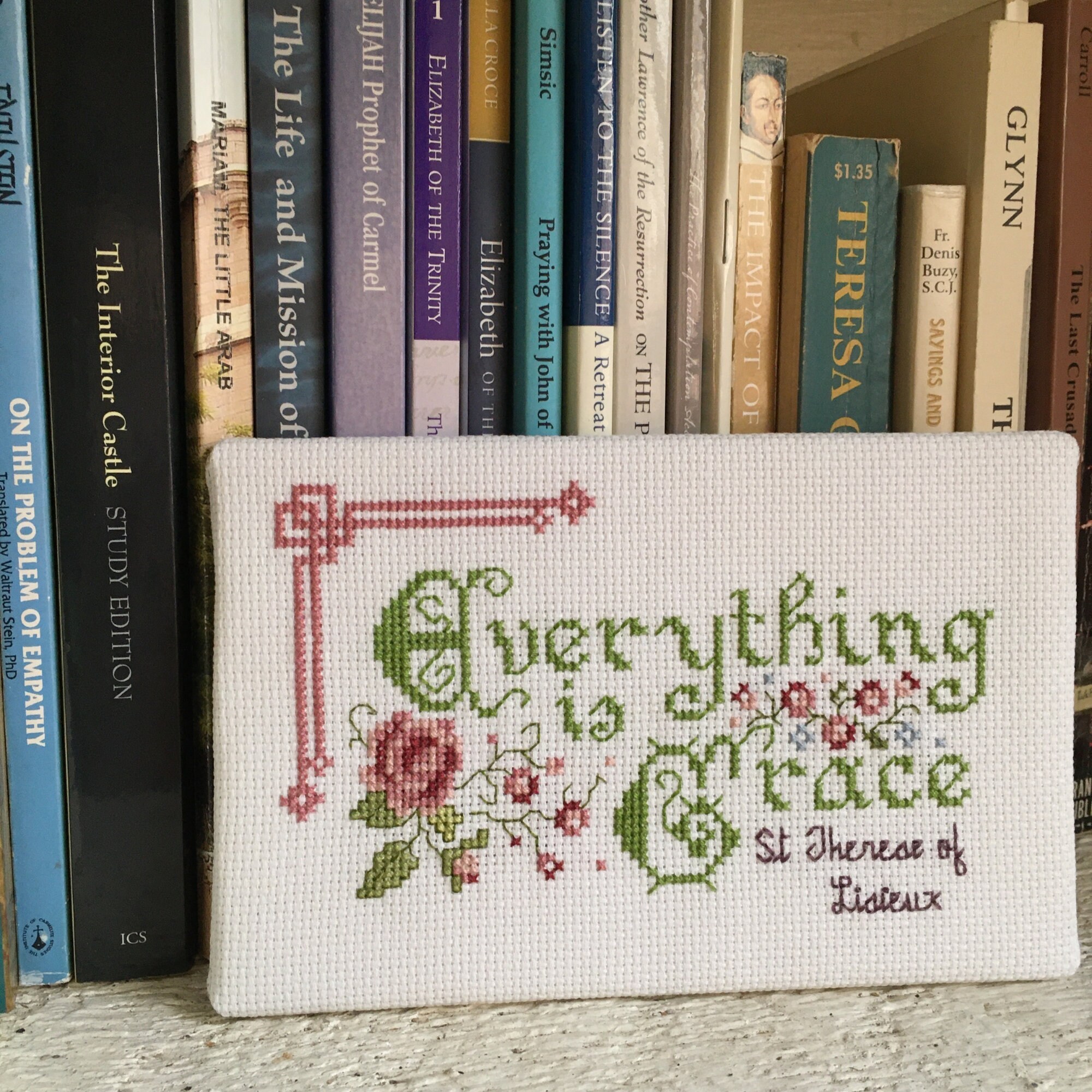Everything is Grace, Catholic Cross Stitch Kit - Etsy