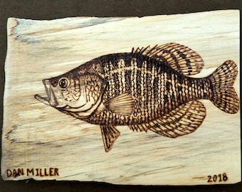 Crappie carving | Etsy