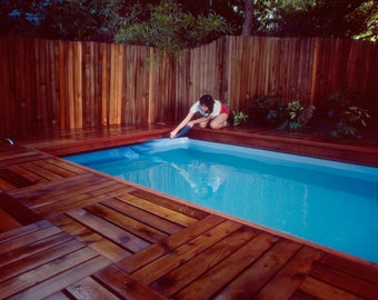 Lap Pool and Deck Plans DIY in Ground Pool Build Your Own Lap Swimming ...