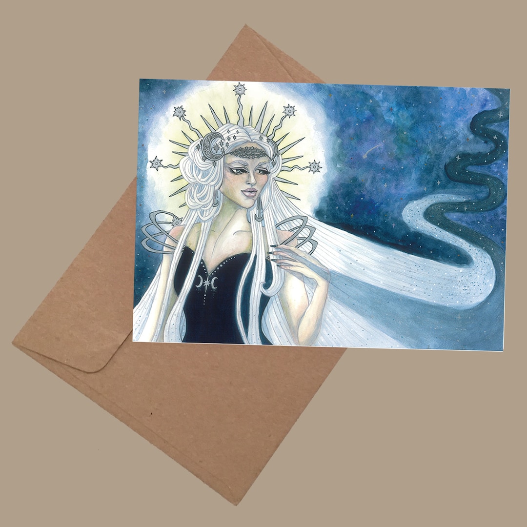 Greeting Card for Her Star Queen Star Stars Galaxy - Etsy