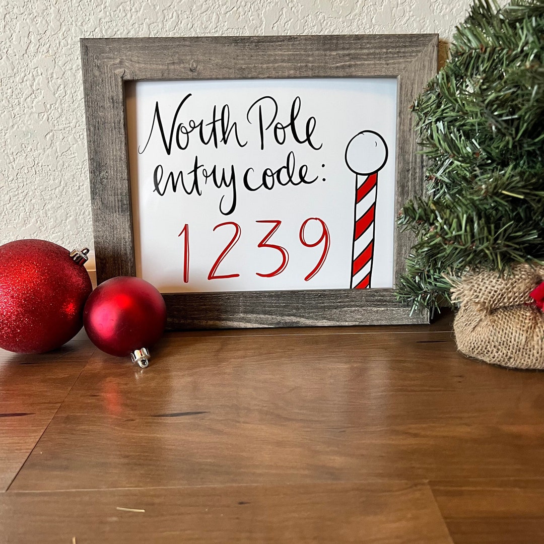 That’s the North Pole?, the Santa Clause, Christmas Printable Art - Etsy
