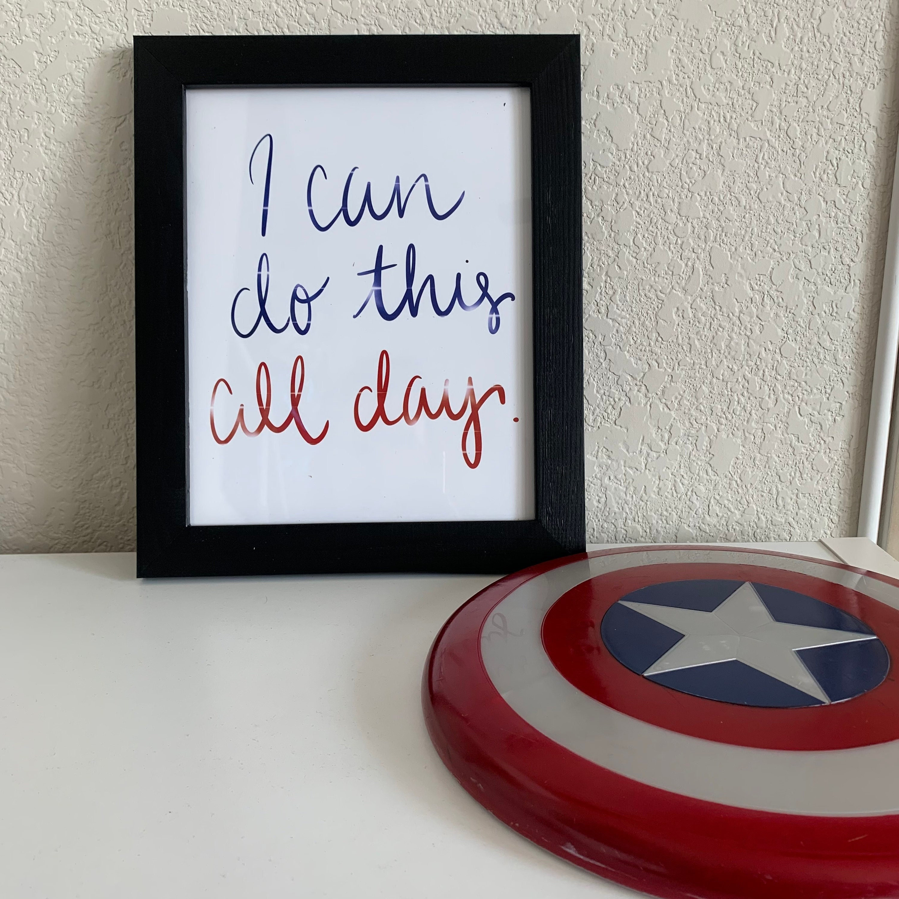 I Can Do This All Day, Captain America Quote, Digital Download - Etsy
