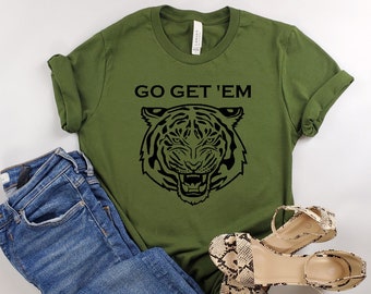 Go Get Em Tiger | Etsy