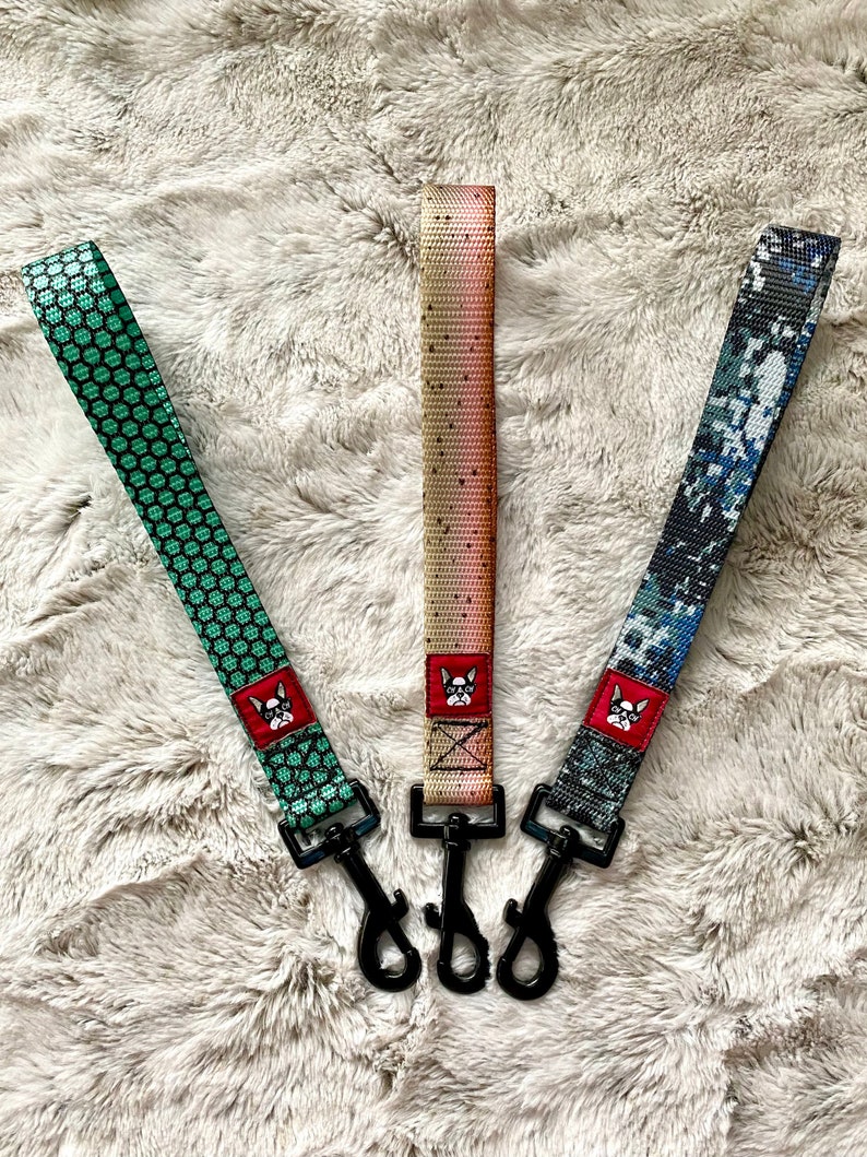 1" Dog Leash Tab: Handmade Traffic Lead, Safety Handle - Etsy