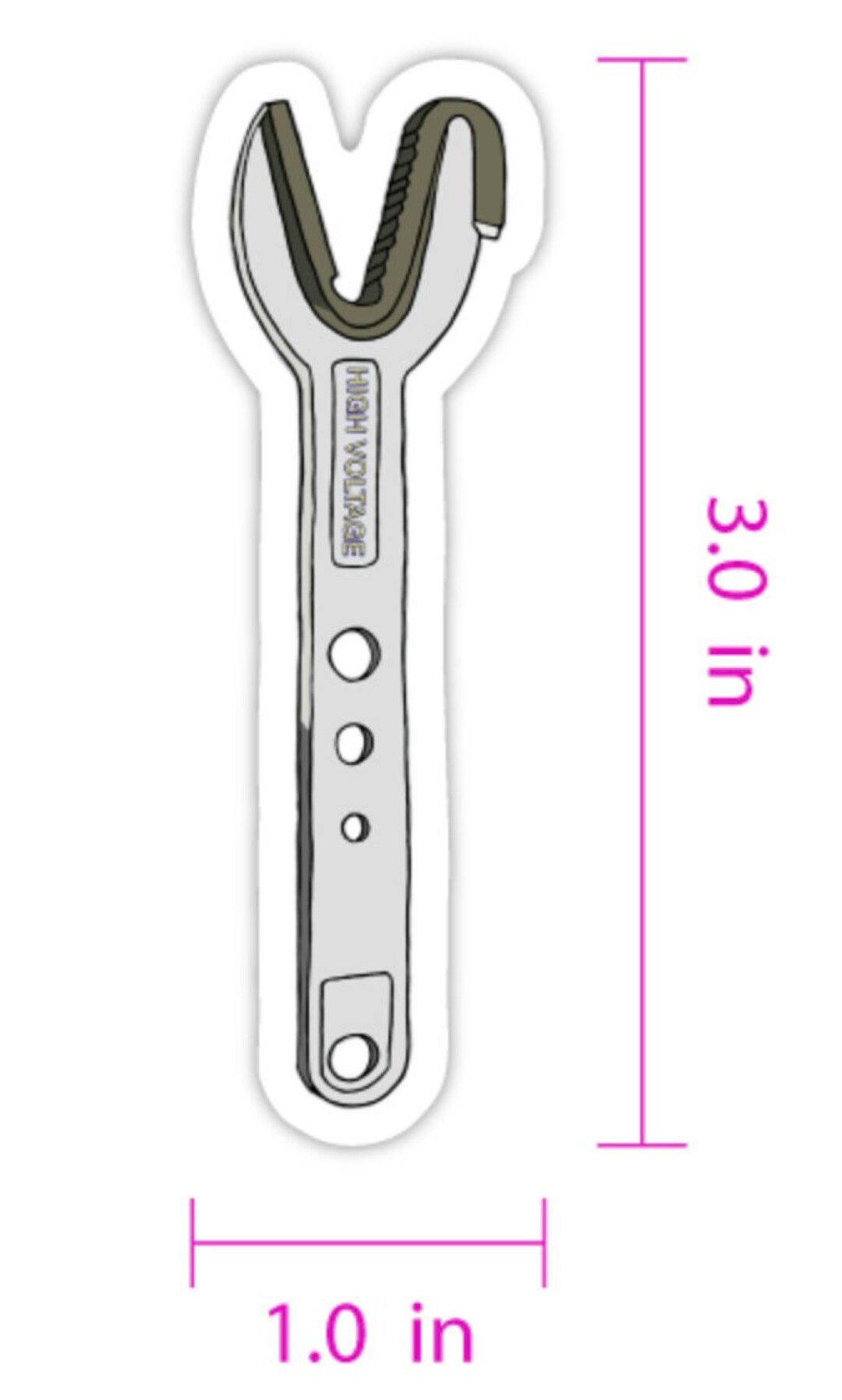 Sticker - Lineman Goat Wrench Tool - Etsy
