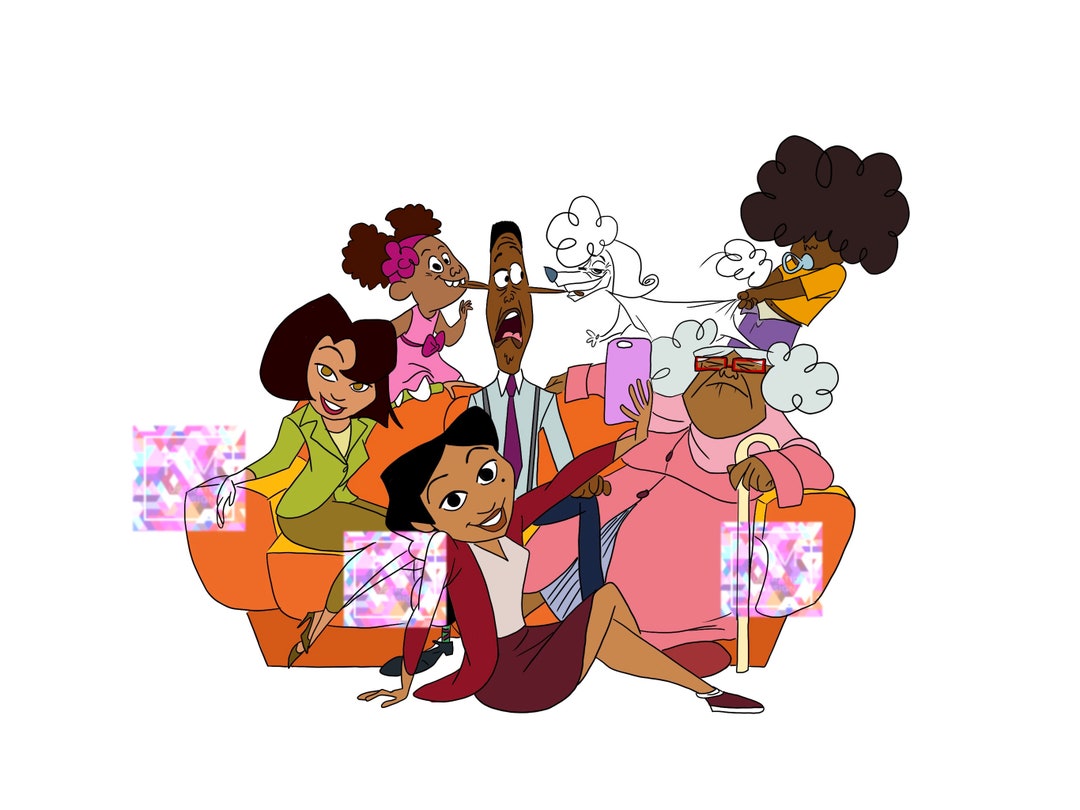 Proud Family Cartoon Instant Download Printable Digital Drawing - Etsy