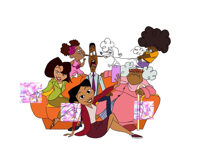 Proud Family Cartoon Instant Download Printable Digital Drawing - Etsy