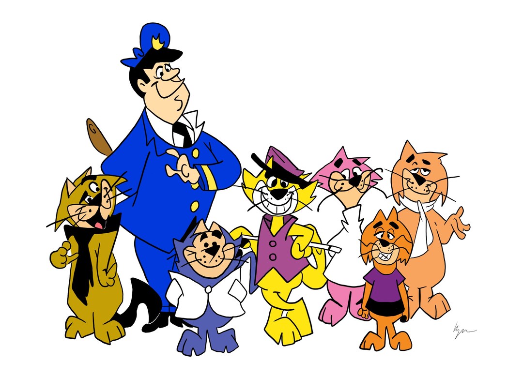 Top Cat 1961 Cartoon Instant Download Printable Digital Drawing - Etsy