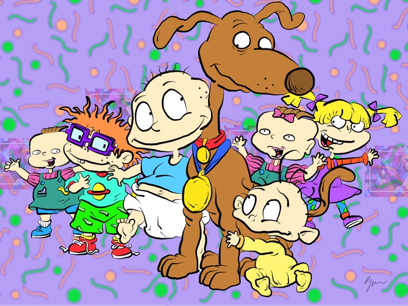 Rugrats Instant Download Dibujo Digital Imprimible | Etsy