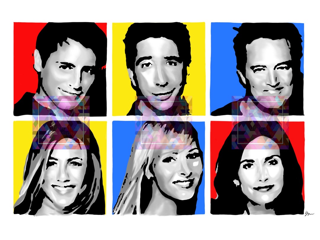 Friends Instant Download Printable Digital Drawing - Etsy