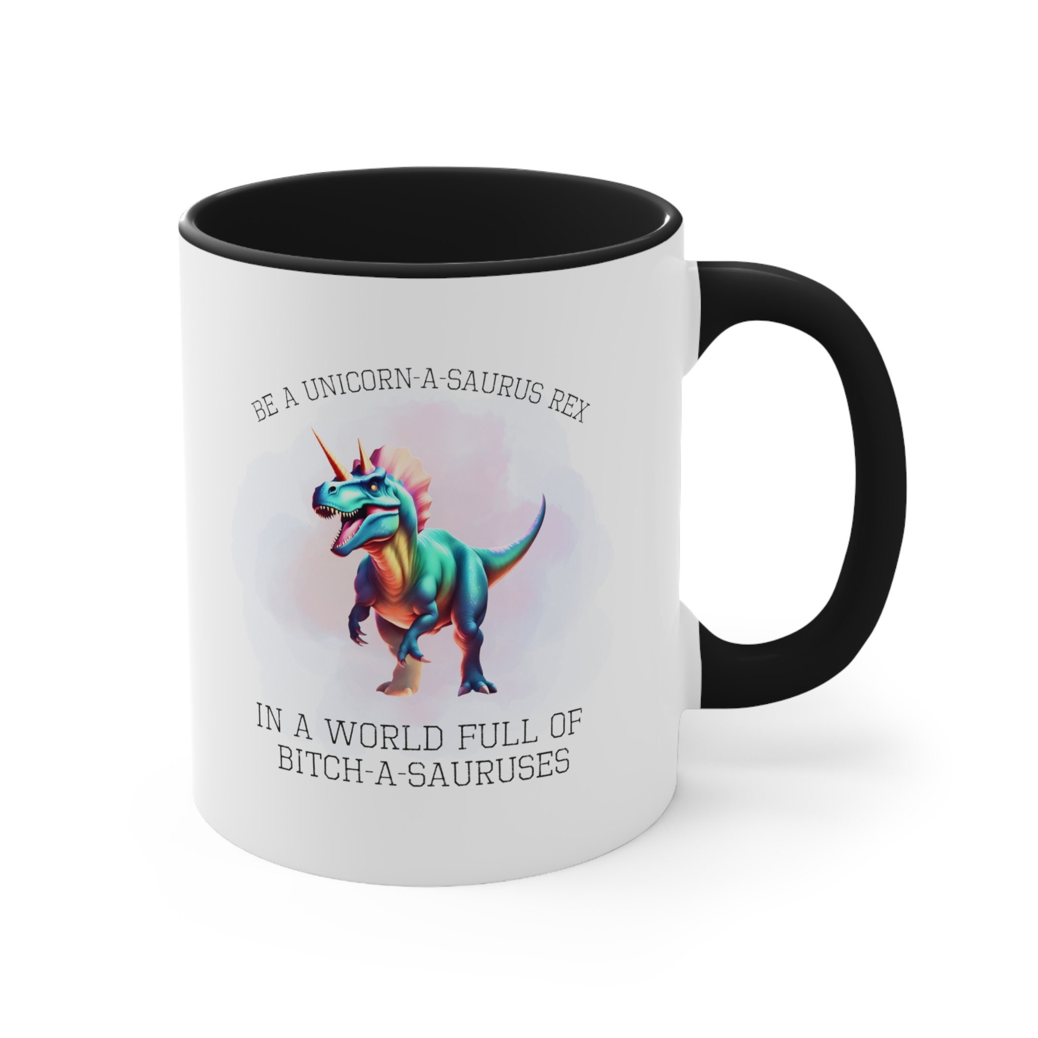 Unicorn A-saurus Coffee Mug, Mythical Creature Tea Cup, Dinosaur ...