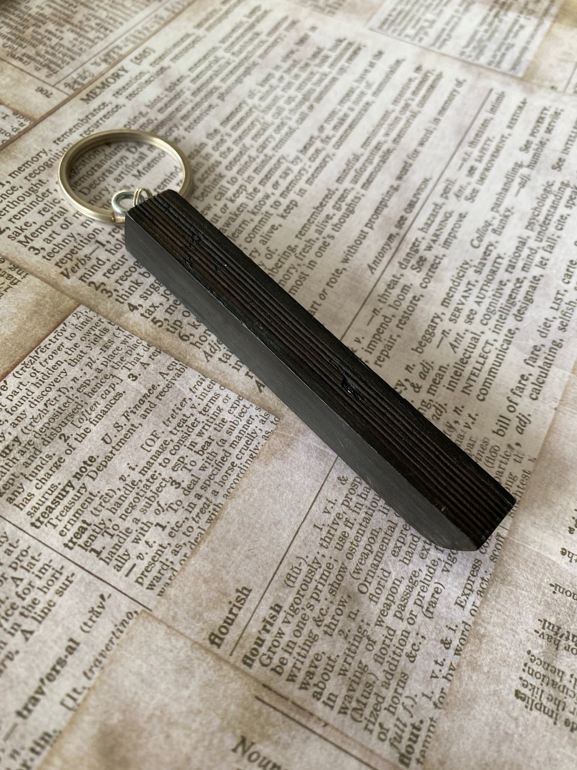 Black Music Ebony Piano Key Keychain Musician Gift - Etsy