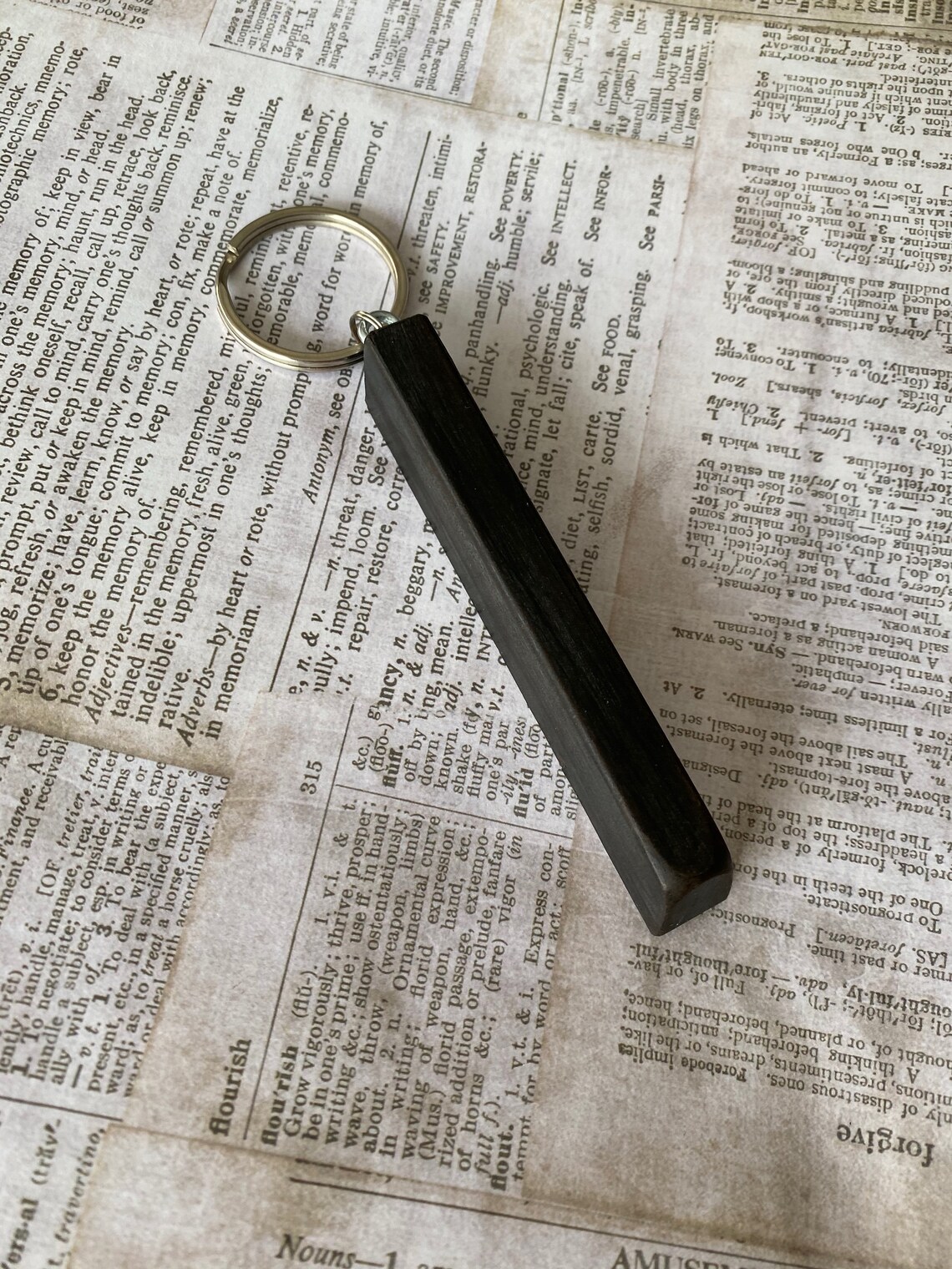 Black Music Ebony Piano Key Keychain Musician Gift - Etsy