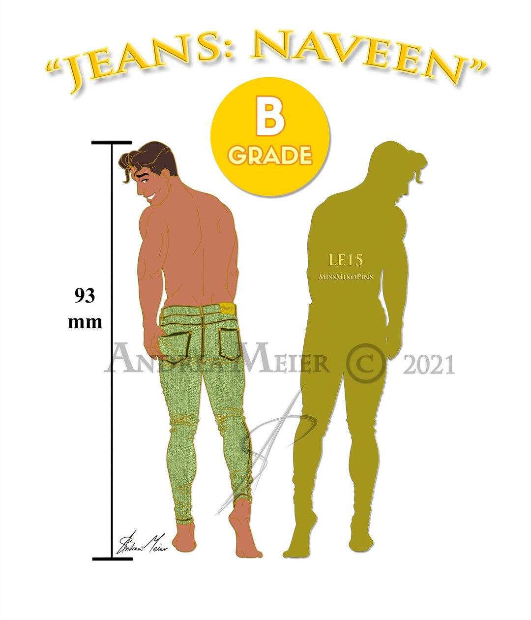 Jeans: NAVEEN PIN B GRADE - Etsy UK