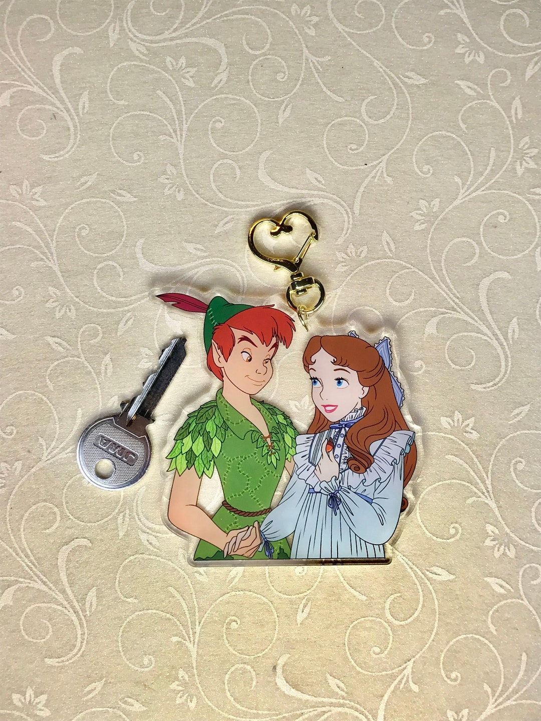 Just the Two of Us Peter Pan & Wendy KEYCHAIN - Etsy