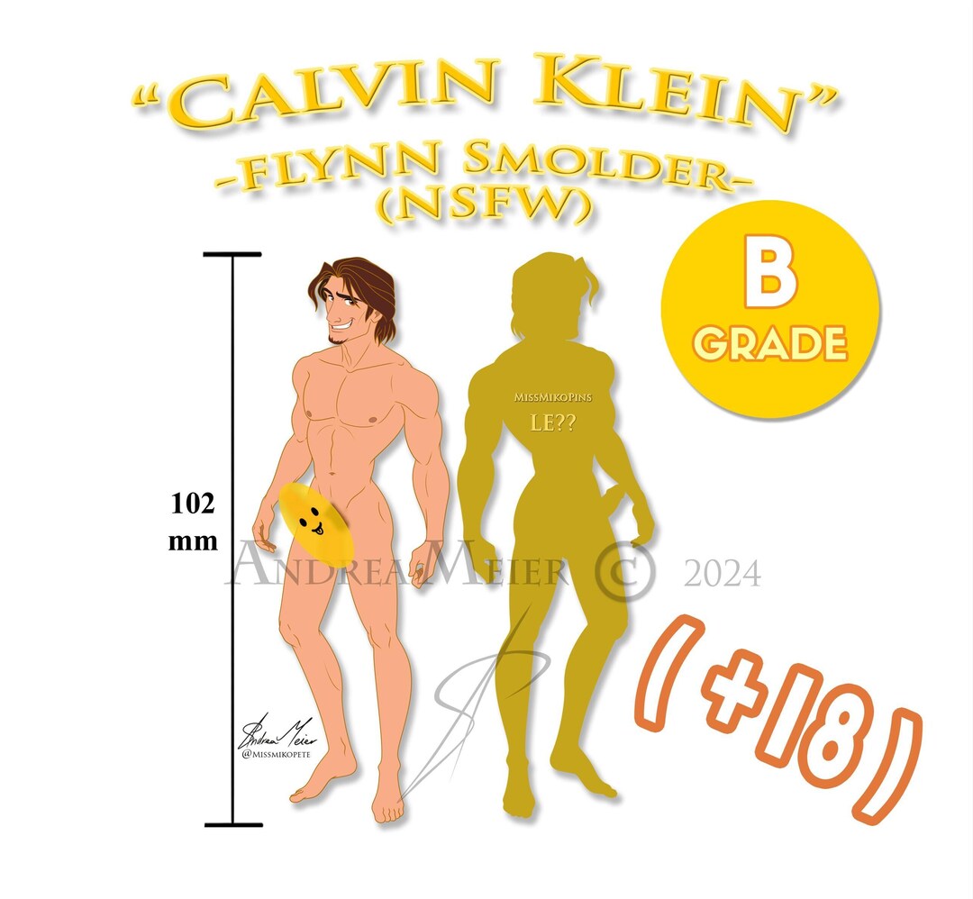 His Calvins FLYNN Smolder NSFW PIN B Grade - Etsy