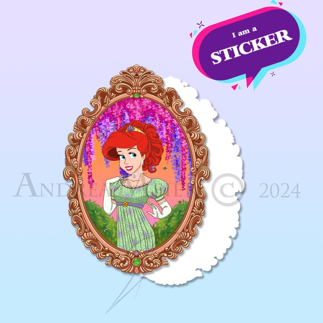 Bees & Wisteria - the Mermaid - Vinyl STICKERS - Etsy