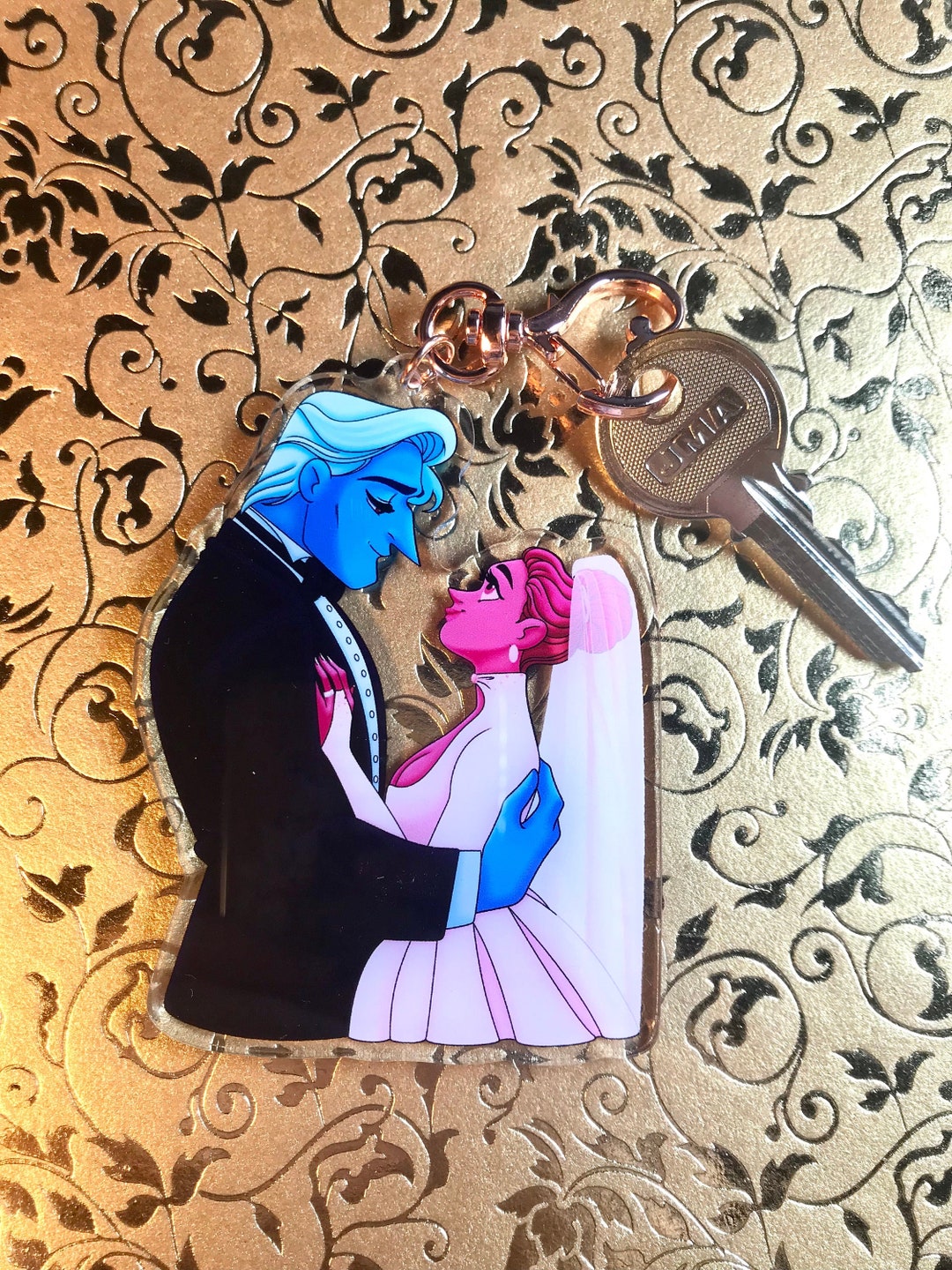 Persephone & Hades Wedding --- KEYCHAIN - Etsy