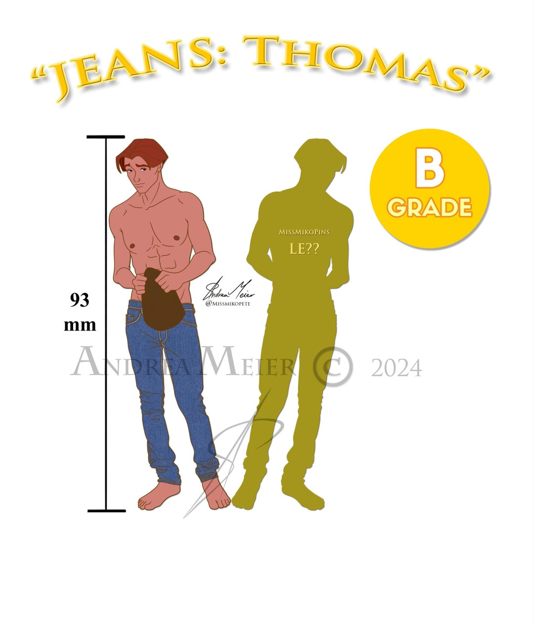 Jeans: THOMAS PIN - B GRADE - Etsy