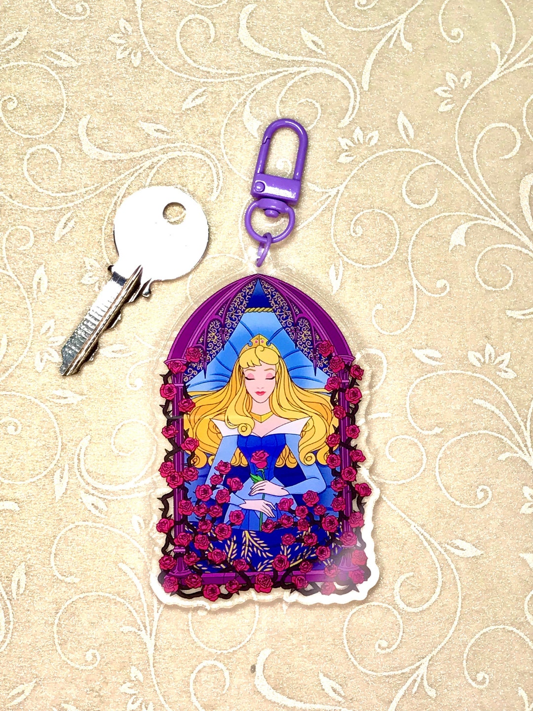 CURSED -- KEYCHAIN - Etsy