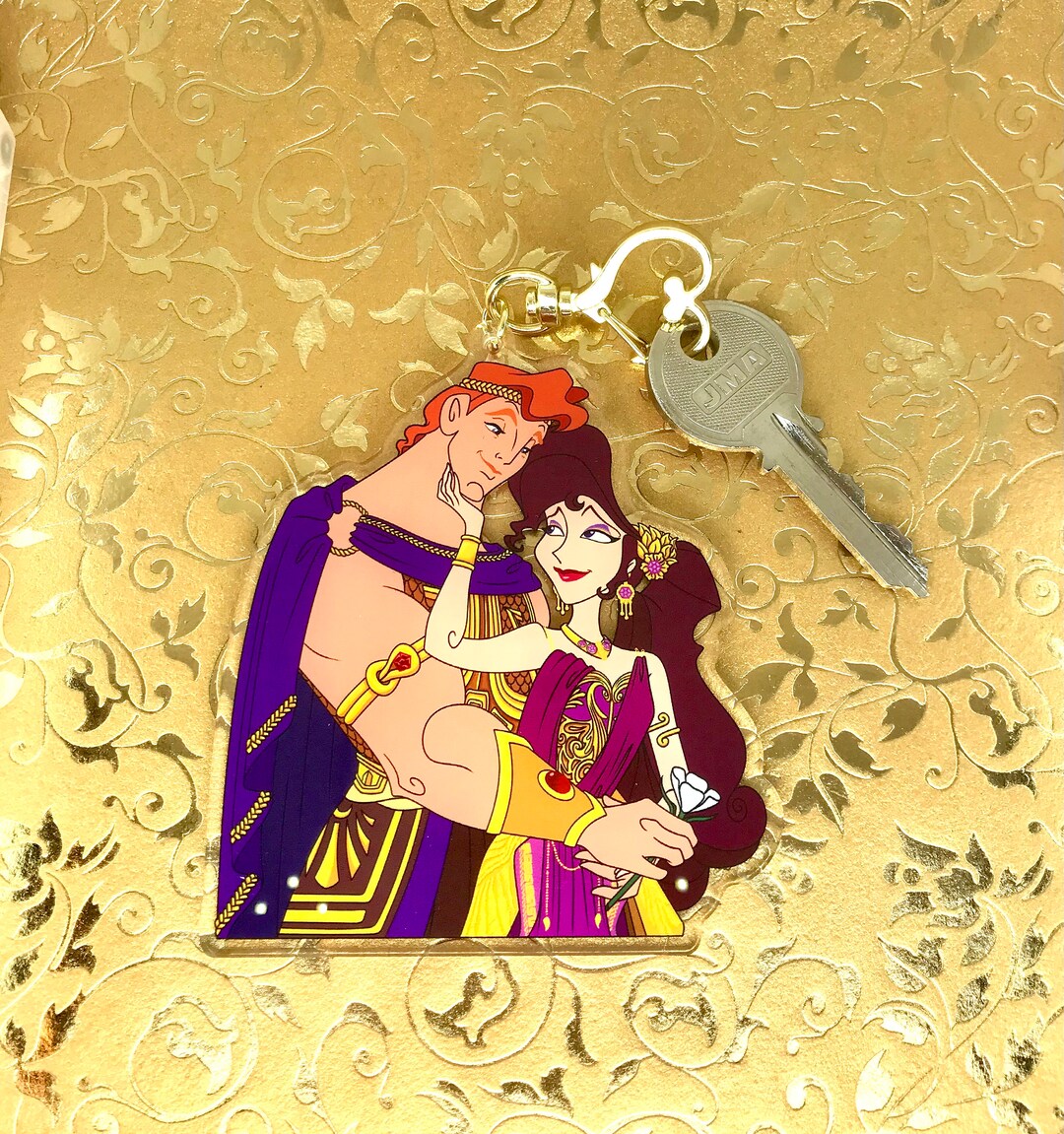 Just the Two of Us Hercules & Megara KEYCHAIN - Etsy