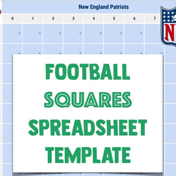 Nfl Spreadsheet - Etsy